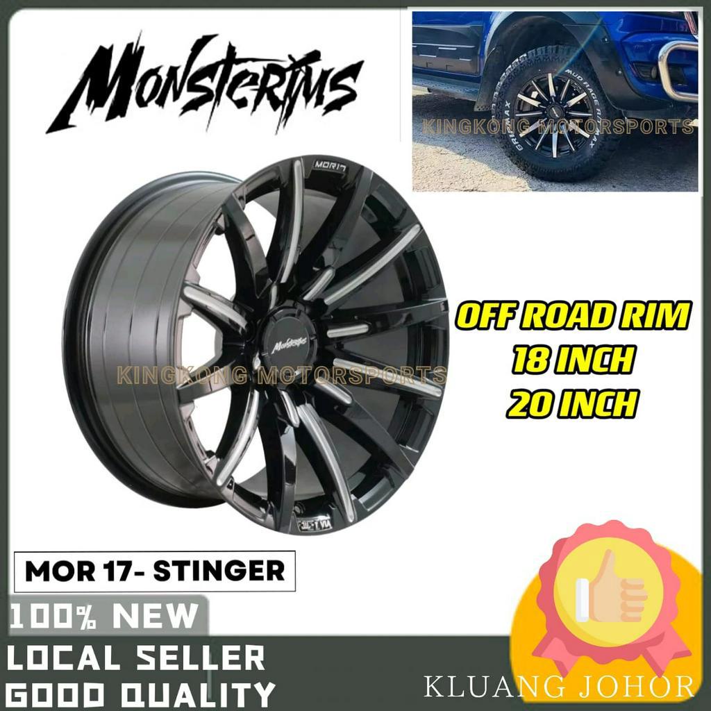 MOR-17 STINGER MONSTERIMS OFF ROAD RIM 4X4 RIM ORIGINAL MONSTERIMS 18 ...