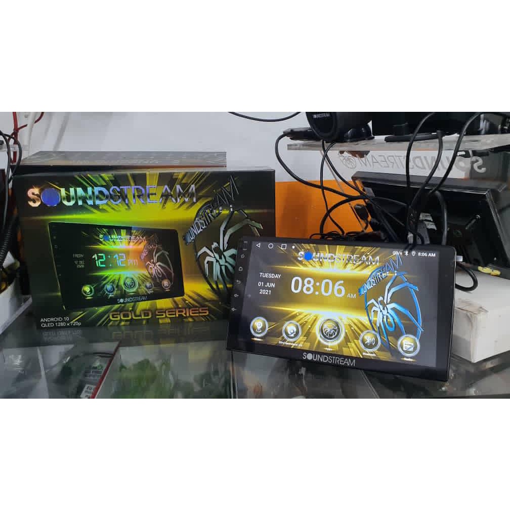 Soundstream QLED Gold Series 4G Android Player Built-In 48 Band DSP (4 ...