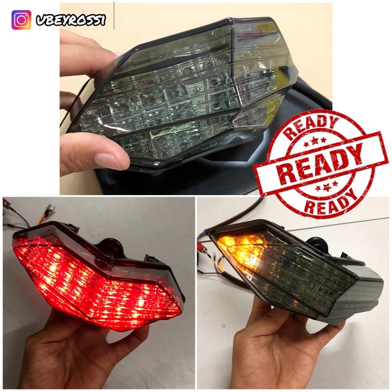 TAIL LAMP LED WITH SIGNAL Z250 NINJA 250 TAIL LIGHT INTEGRATED LAMPU ...