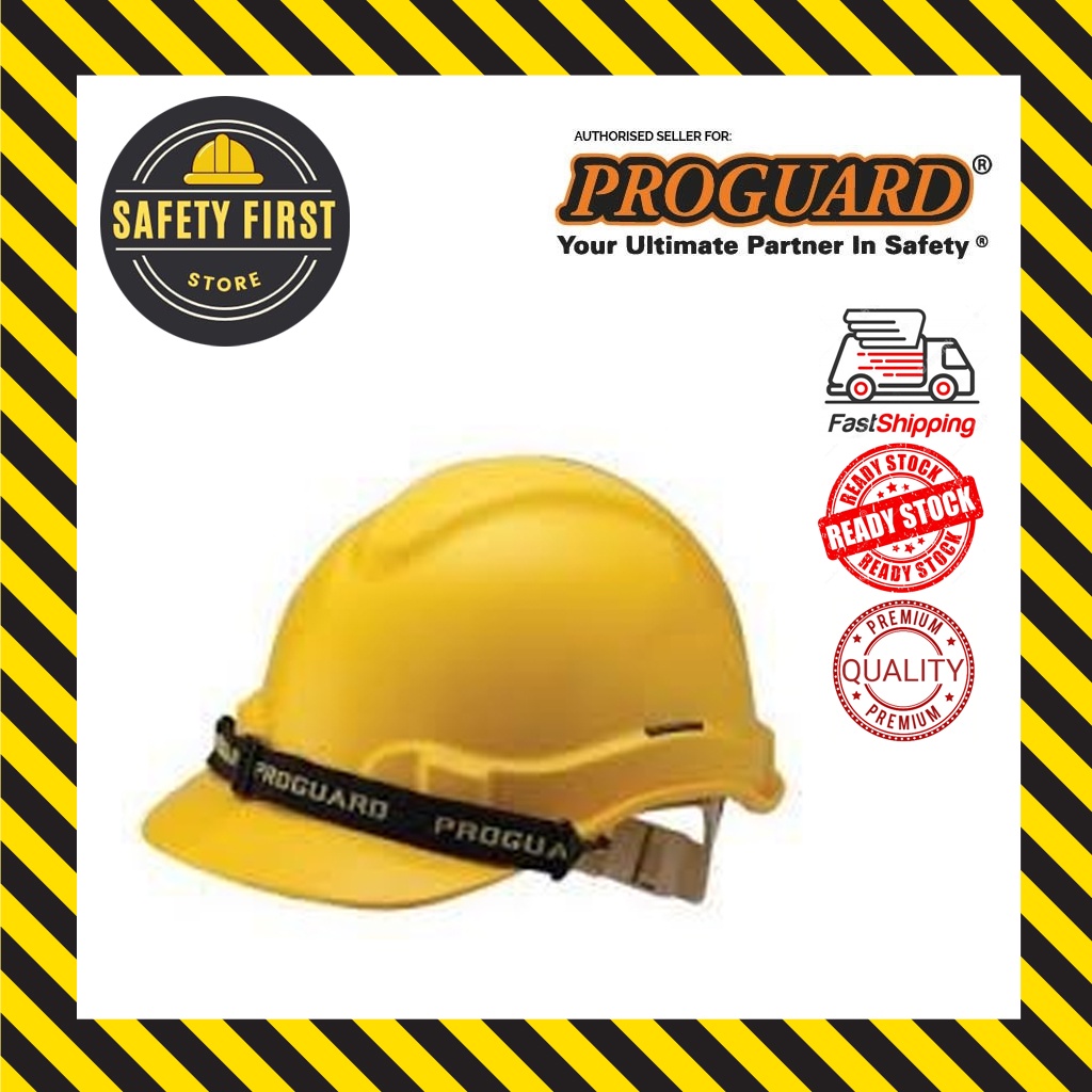 PROGUARD ADVANTAGE SAFETY HELMET YELLOW (SIRIM CERTIFIED) | Shopee Malaysia