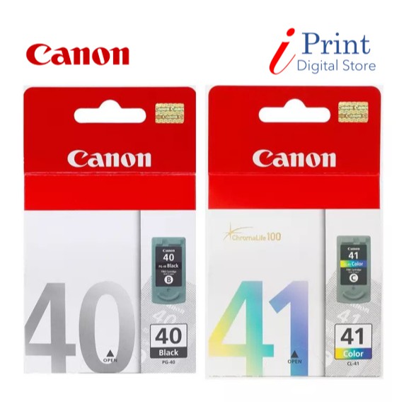 ORIGINAL CANON PG-40 BLACK,CL-41 COLOR [100% ORIGINAL] | Shopee Malaysia