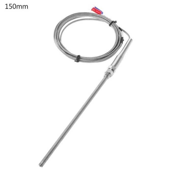 K Type Thermocouple Probe Stainless Steel 0-400C Temperature Sensor 2m ...