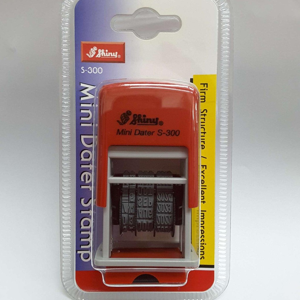 Shiny Date Stamp S 300 / S 400 self inking dater date stamp 3mm / 4mm ...