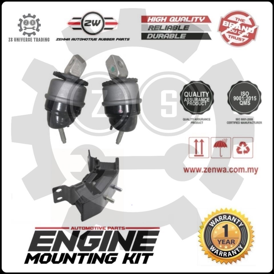 ZW Mazda / Ford Ranger T7 Engine Mounting Kit Set | Shopee Malaysia