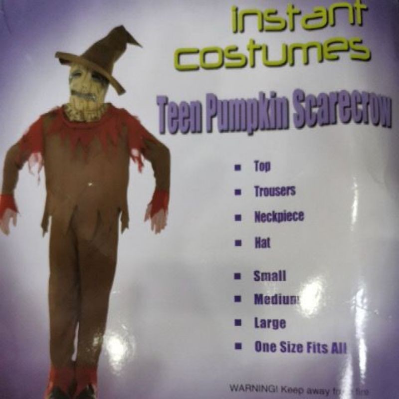 Halloween series pumpkin scarecrow costume | Shopee Malaysia