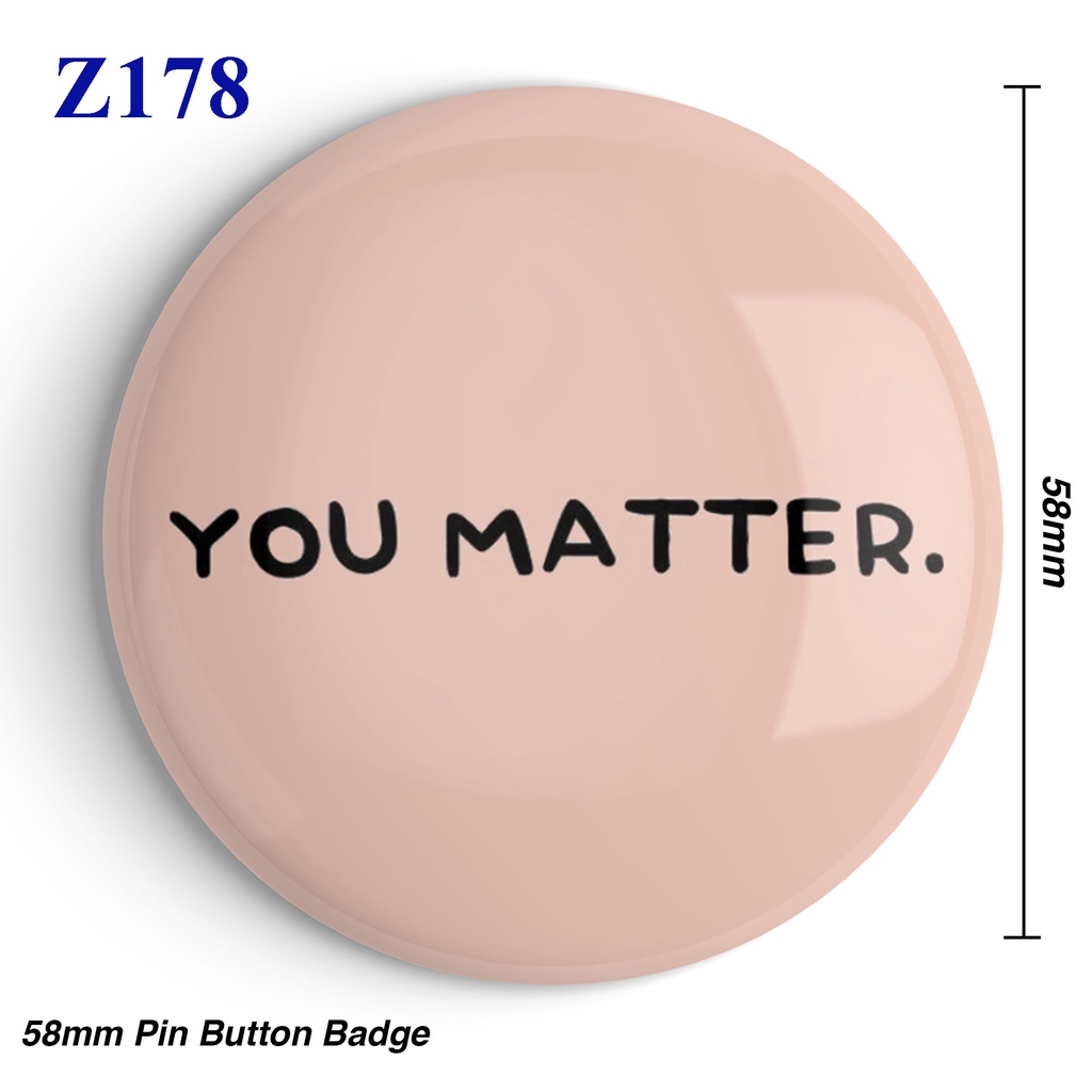 Mental Health Awareness Woke Designs 58mm 44mm Button Badge with Pin ...