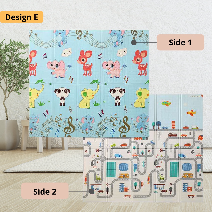 Mamachoo Playmat 2cm Baby Foldable Playing Crawling Floor Mat Thick ...