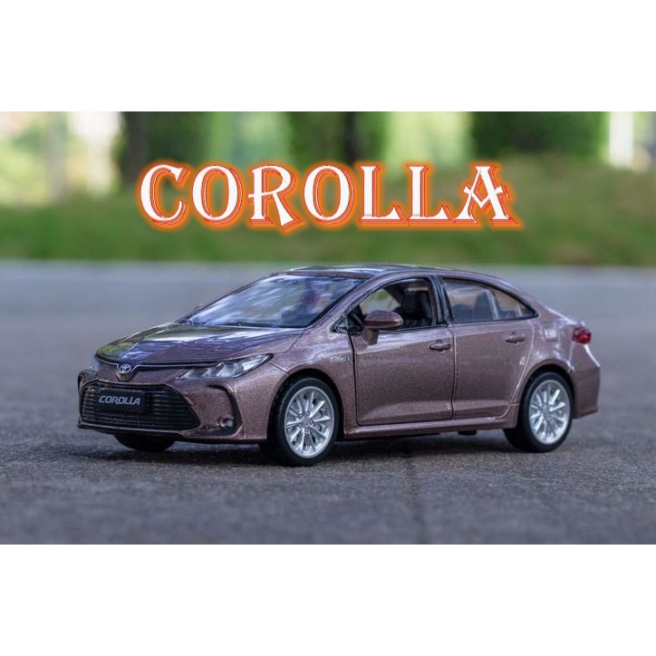 🔥 SH88 1:32 1:33 Toyota Corolla Altis Diecast Alloy Car Model Light and ...