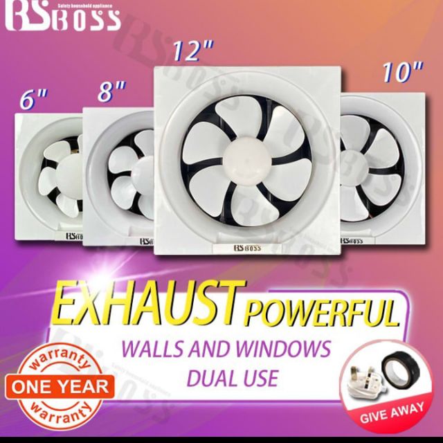 BS BOSS 6inch 8inch 10inch 12 inch bedroom living room toilet kitchen ...