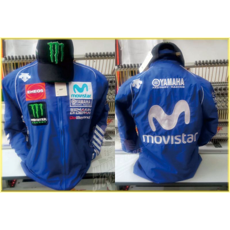 Yamaha MOVISTAR MOTO GP RACING JACKET | Shopee Malaysia