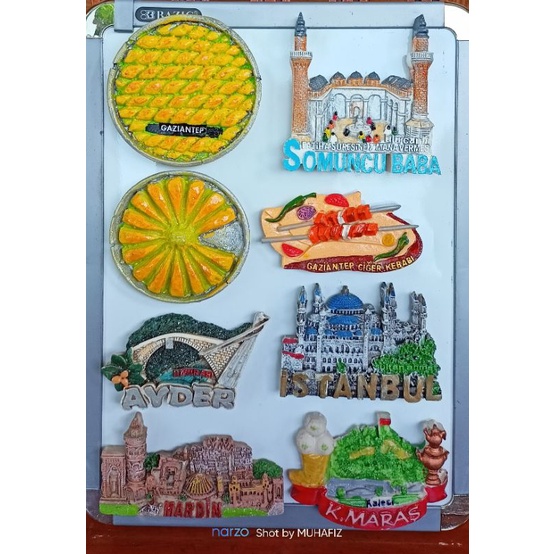 Baklava Kebab Refrigerator Magnet Turkey / Sultanahmet Istanbul Ankara ...