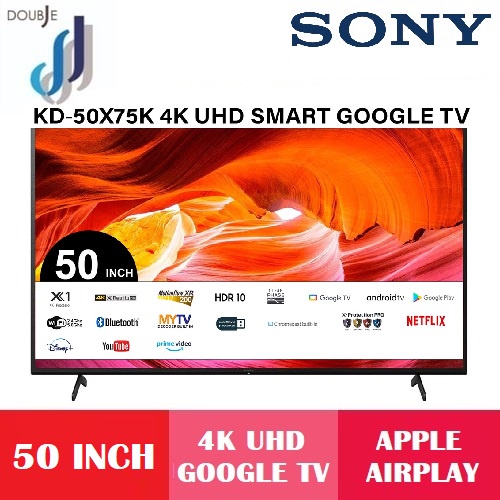 Sony 50 Inch 4K UHD Google TV KD-50X75K Smart Google TV Android ...