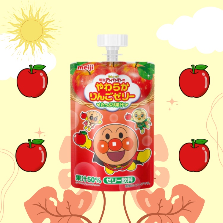 Japanese Domestic Fruit Jelly Meiji Anpanman Clown Stimulates The Taste ...