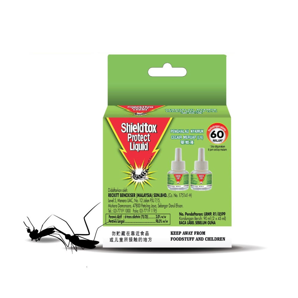 Shieldtox Mosquito Killer/ LED Vape Liquid + Refill - Original /Protect ...