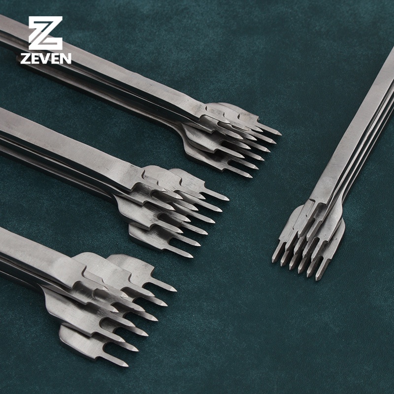 3/4/5/6mm 4pcs/set Leather Chisel Hole Punches Stitching Punch Tool ...