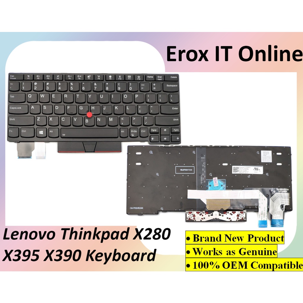 Lenovo Thinkpad X280 X390 x395 Type 20KF 20KE Series Laptop Keyboard ...