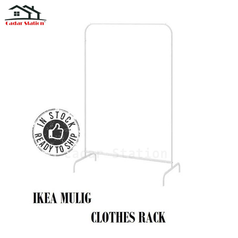 CS_Mulig Clothes Rack, Same Like Ikea Rack | Shopee Malaysia