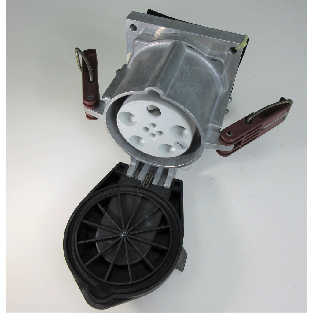 (AMPMECH) MENNEKES RECEPTACLE 75246; PANEL MOUNT, SCREW TERMINALS, 200A ...