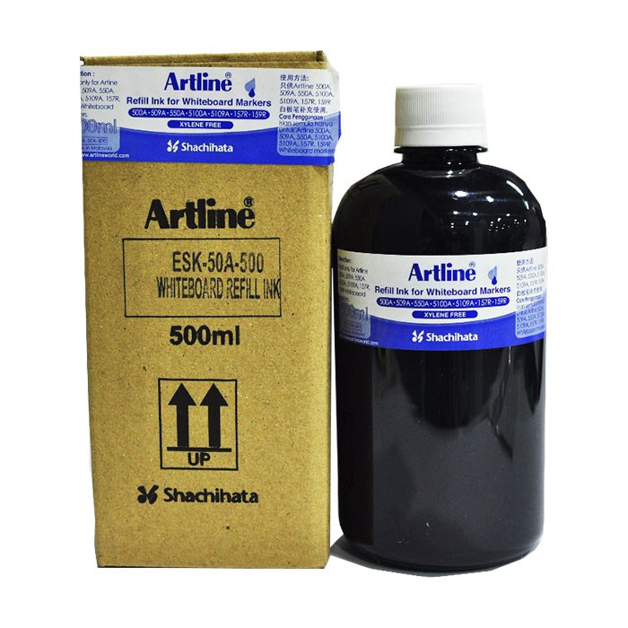 Artline 500ml Whiteboard Marker Refill Ink/ Whiteboard Ink For Artline ...