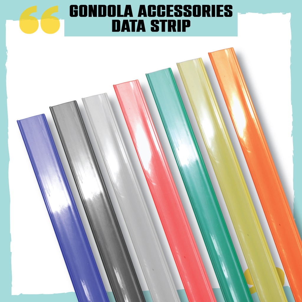 PVC Data Strip for Supermarket Shelve PVC Label Harga Rak Mini Market ...