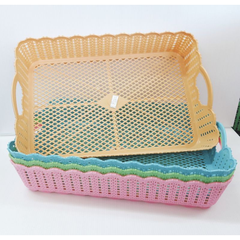 No.001 Square Plastic Grid With Rattan Pattern | Shopee Malaysia