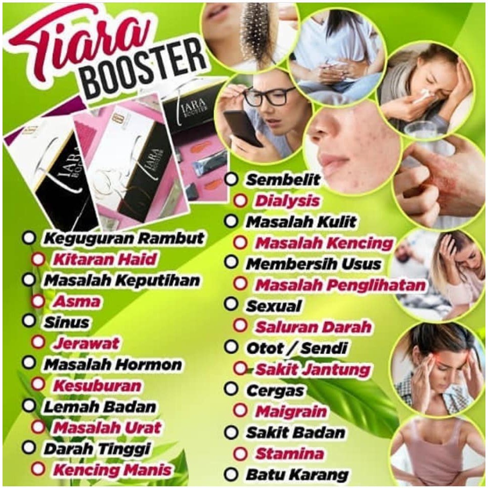 TIARA BOOSTER (WOMEN to live quality life ) | Shopee Malaysia