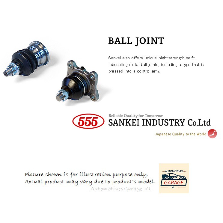 555 (JAPAN) - BALL JOINT - SB-H332 - HONDA STREAM RN6 SMA | Shopee Malaysia