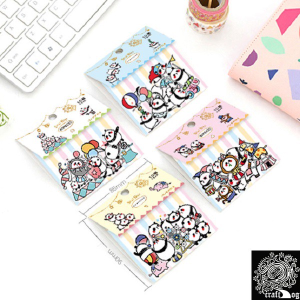 Panda Circus Stage Performance Cute Sticker Pack 40 Pcs | Shopee Malaysia