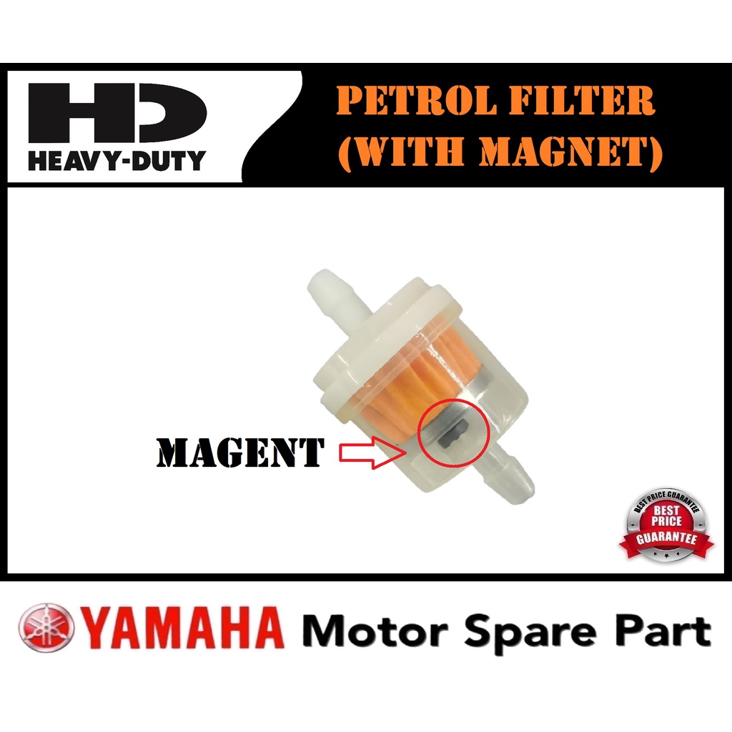 PETROL FILTER ADA MAGNET // YAMAHA HONDA MODENAS SUZUKI MOTORCYCLE fuel ...