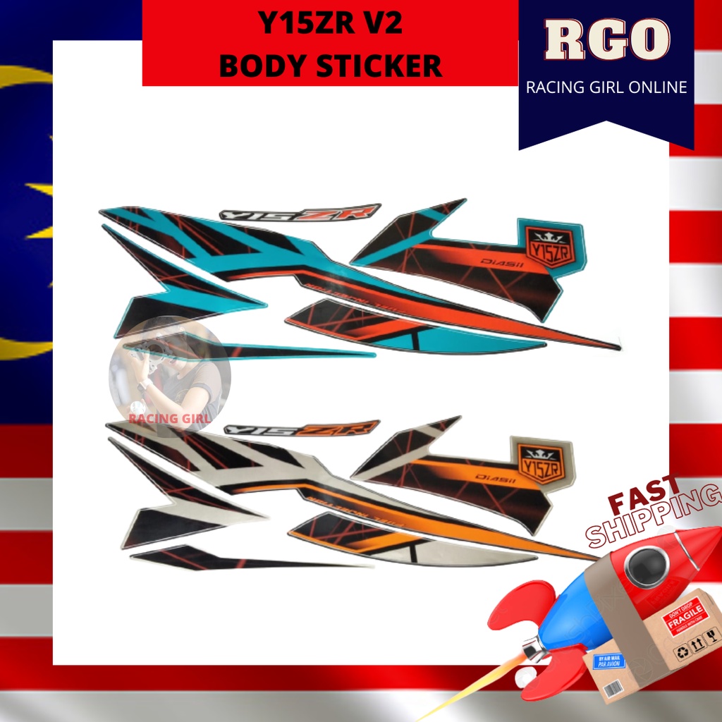 Y15ZR V2 BODY STICKER Y15 LC150 (9) | Shopee Malaysia