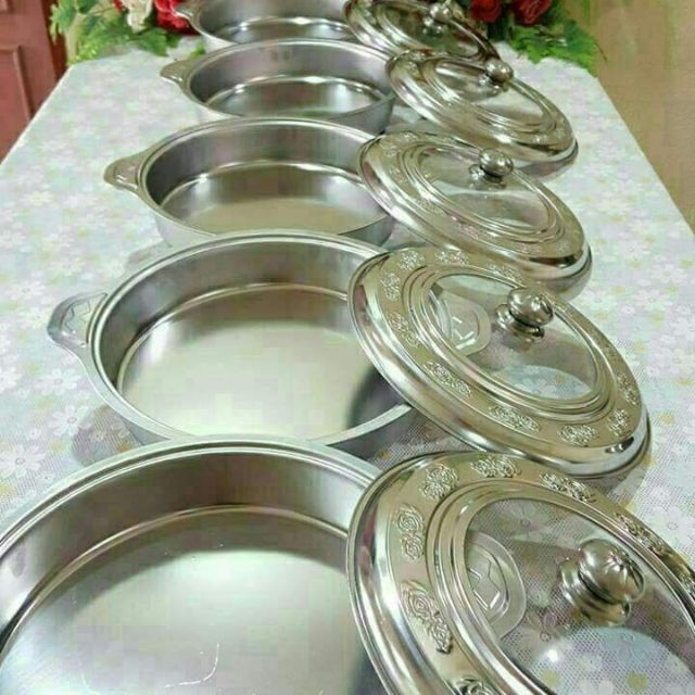 buffet embossed bulat 30cm ( 5 BIJI) | Shopee Malaysia