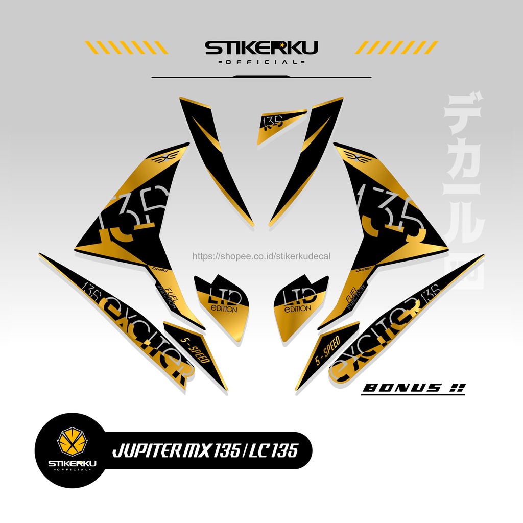 Jupiter MX 135 NEW LTD EDITION / EXCITER 135 / LC 135 / STRIPING ...