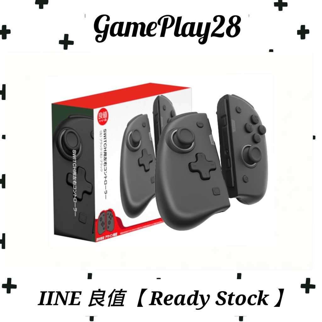 IINE Nintendo Switch Controller Black As Joycon | Shopee Malaysia
