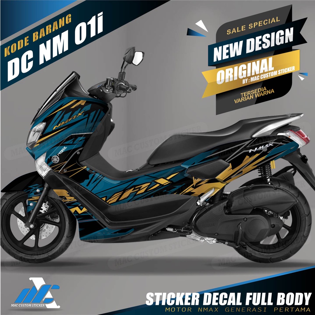Dc NM 01 - STICKER DECAL FULL BLOCK NMAX - STICKER NMAX OLD FULL BODY ...