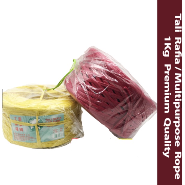 NKS Rope 【1KG】Colour Random | Tali Rafia | 原子绳 | Shopee Malaysia