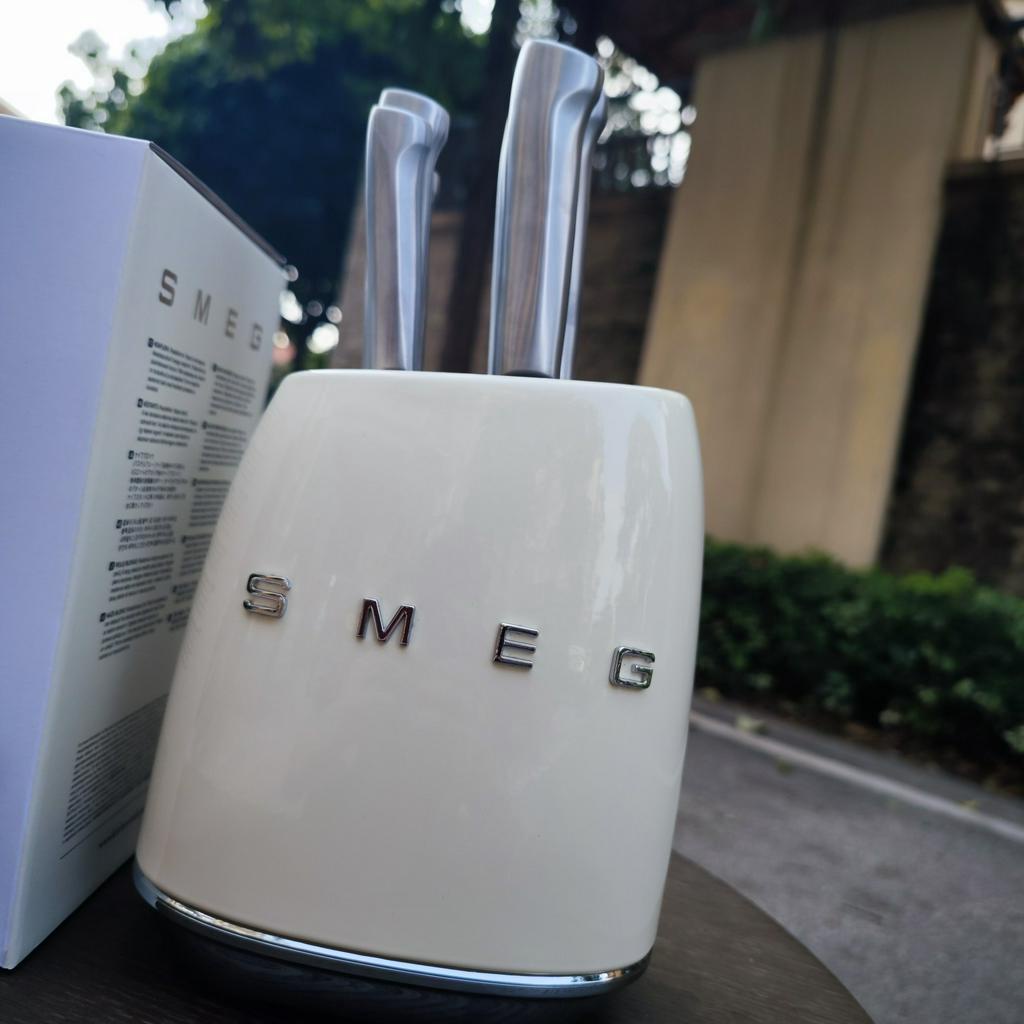 🔥German SMEG knife set kitchen household antique stainless steel ...