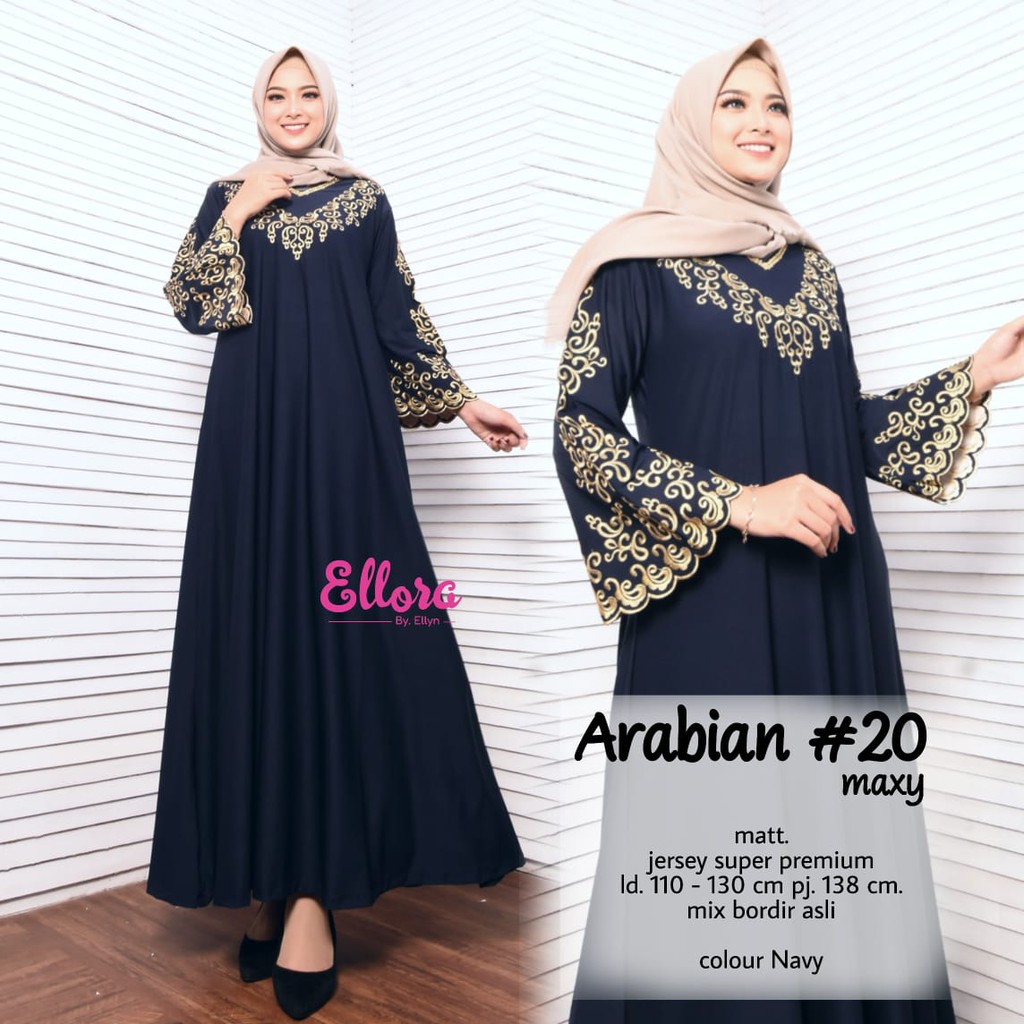 Jumbo Robe | Gamis Big Size LD 110-130 cm | Arabian Maxy | Women's ...