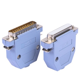 Gold Pin 25 Way Panel Mount D-sub Connector Socket RS232 RS485 DB25 ...