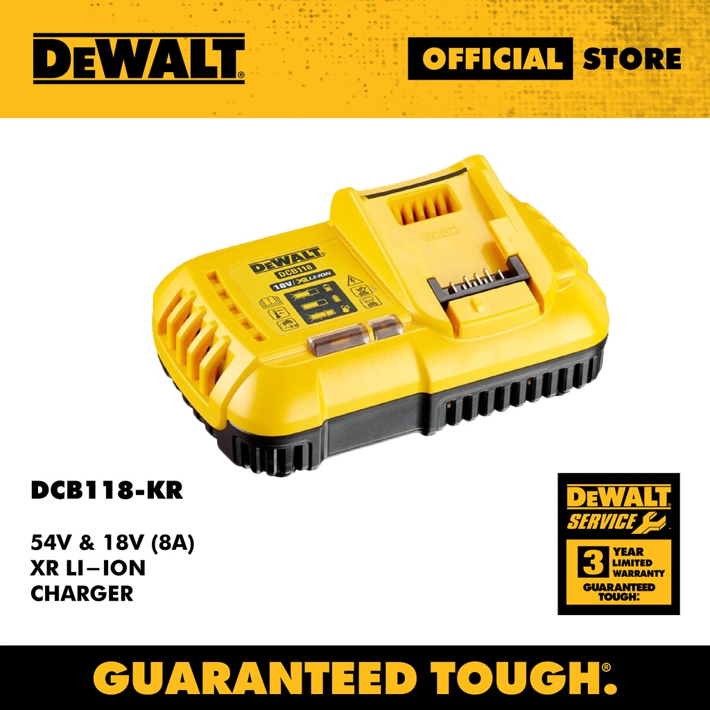 DEWALT DCB118-KR 54V And 18V Charger (8A) (Pengecas) | Shopee Malaysia