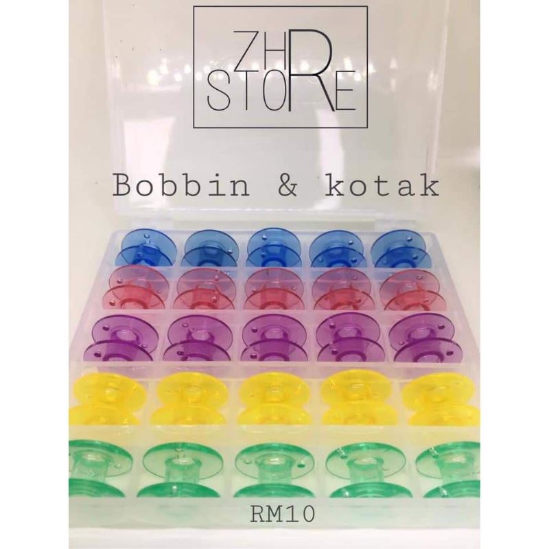 💥READY STOCK💥SET BOBBIN PORTABLE + KOTAK SIMPAN | Shopee Malaysia