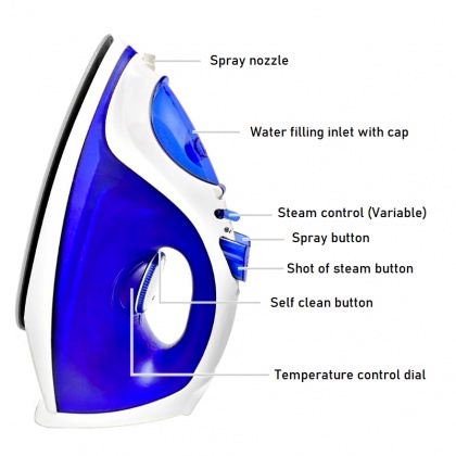 DESSINI ITALY Full Function Steam Iron (2500W) | Shopee Malaysia