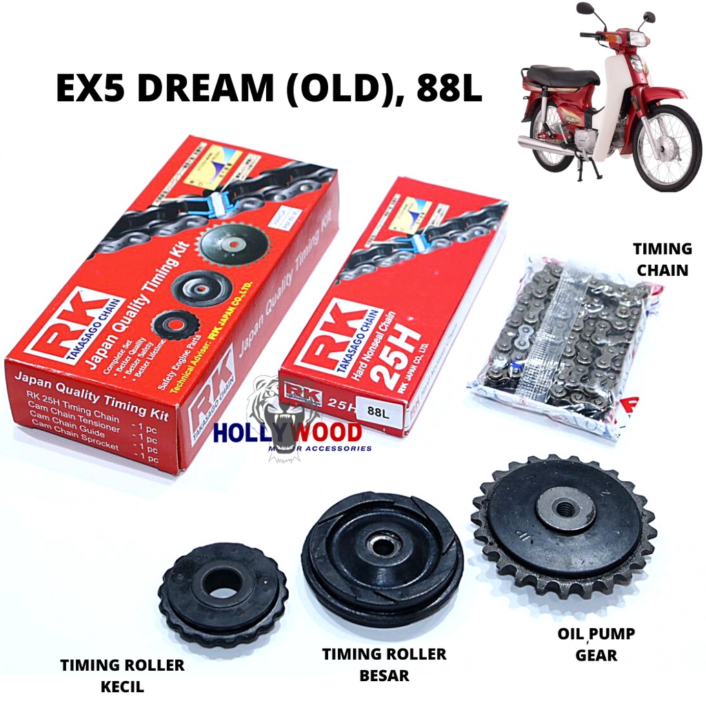 RK TAKASAGO JAPAN TIMING CHAIN KIT SET HONDA GBO EX5 EX5-CLASS WAVE ...