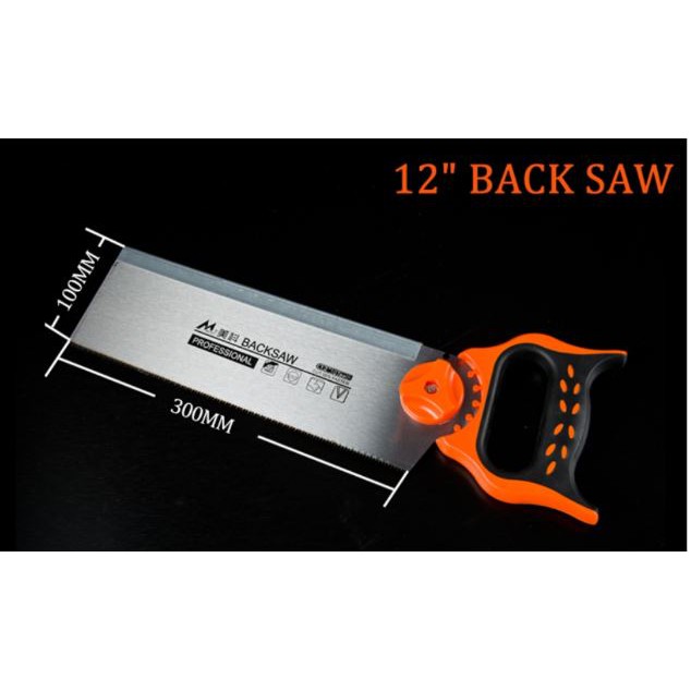 Wood Miter Box Saw, 12 Adjustable Cutting Grip Back Saw / Miter Hand ...
