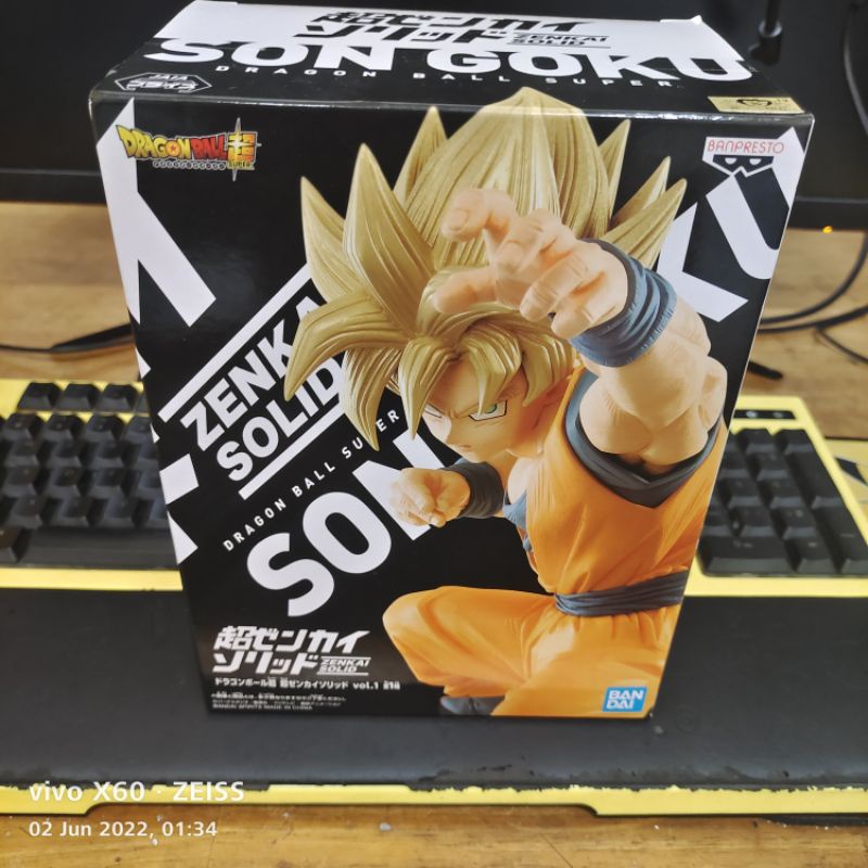 (Gold) Banpresto Dragon Ball Super Zenkai Solid Son Goku | Shopee Malaysia