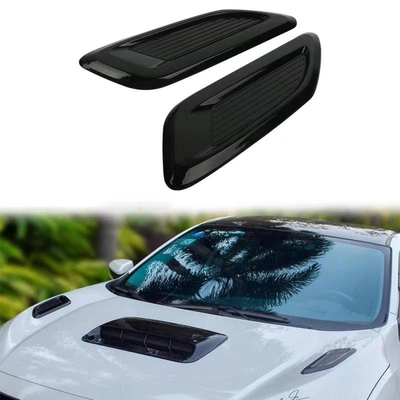 New Design 1 Pair Universal Car Decorative Air Flow Intake Hood Scoop ...