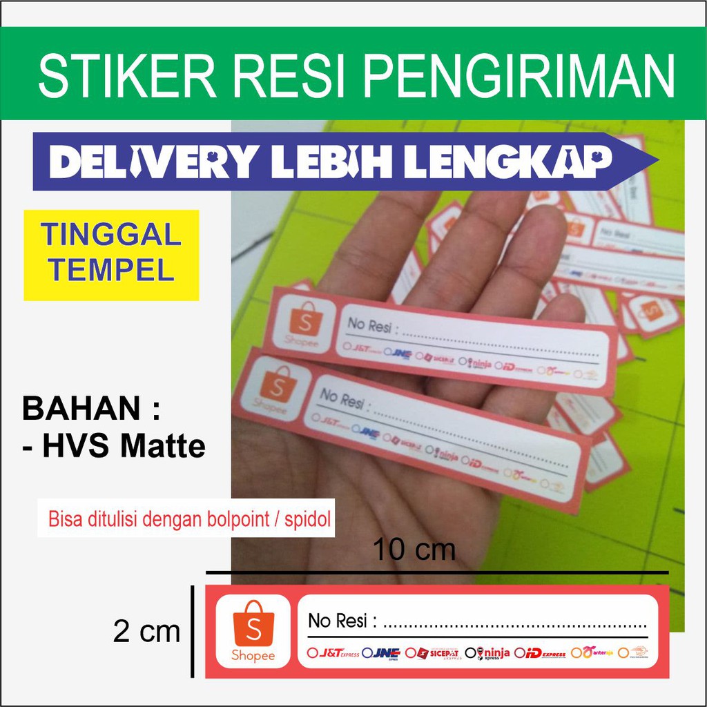 Receipt Label Stickers, Receipt Stickers, Delivery Stickers | Shopee ...