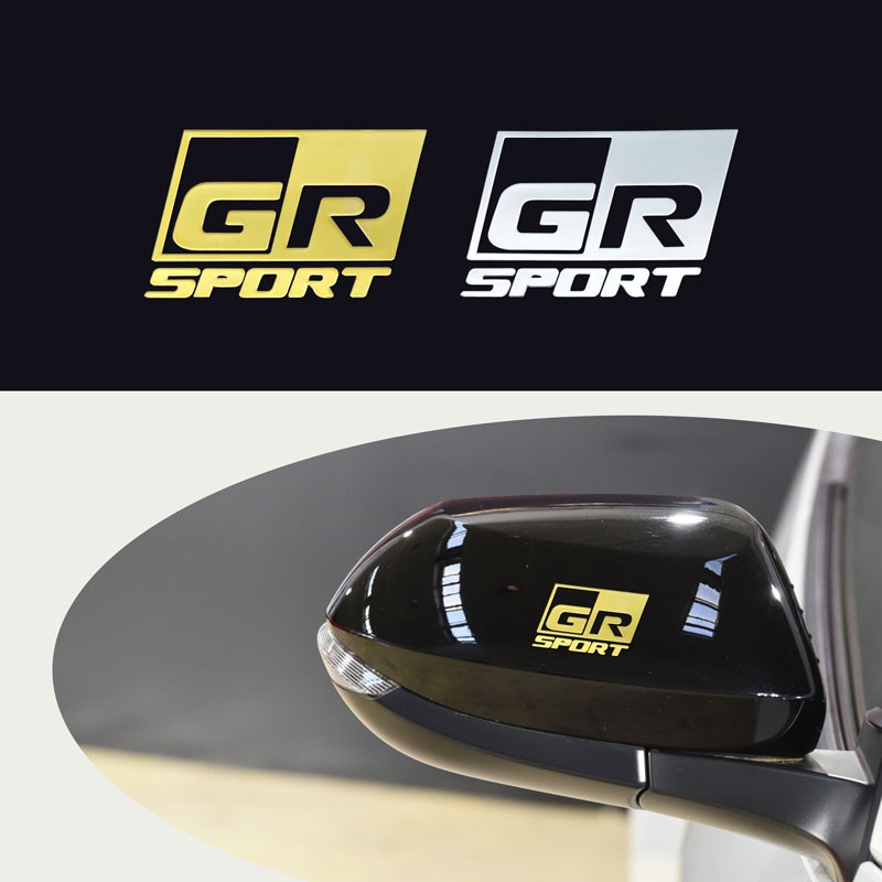 Car Decor Metal GR Sport Emblem Sticker Auto Body Side Window Decal For ...