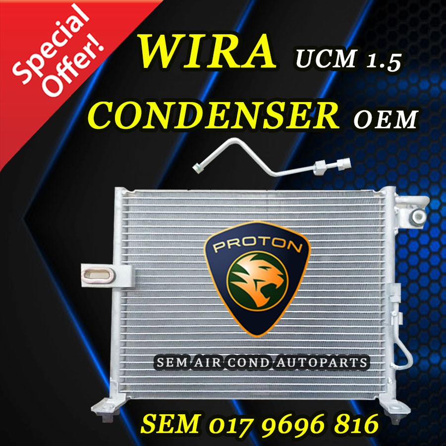 PROTON WIRA 1.5CC UCM OEM CONDENSER/ KONDENSER (CAR AIRCOND SYSTEM ...