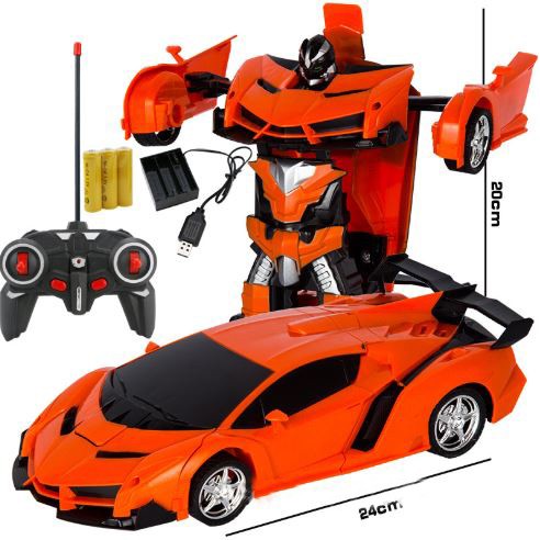 READY STOCK Remote Control 2in1 Sports Transformation Car Robot Models ...