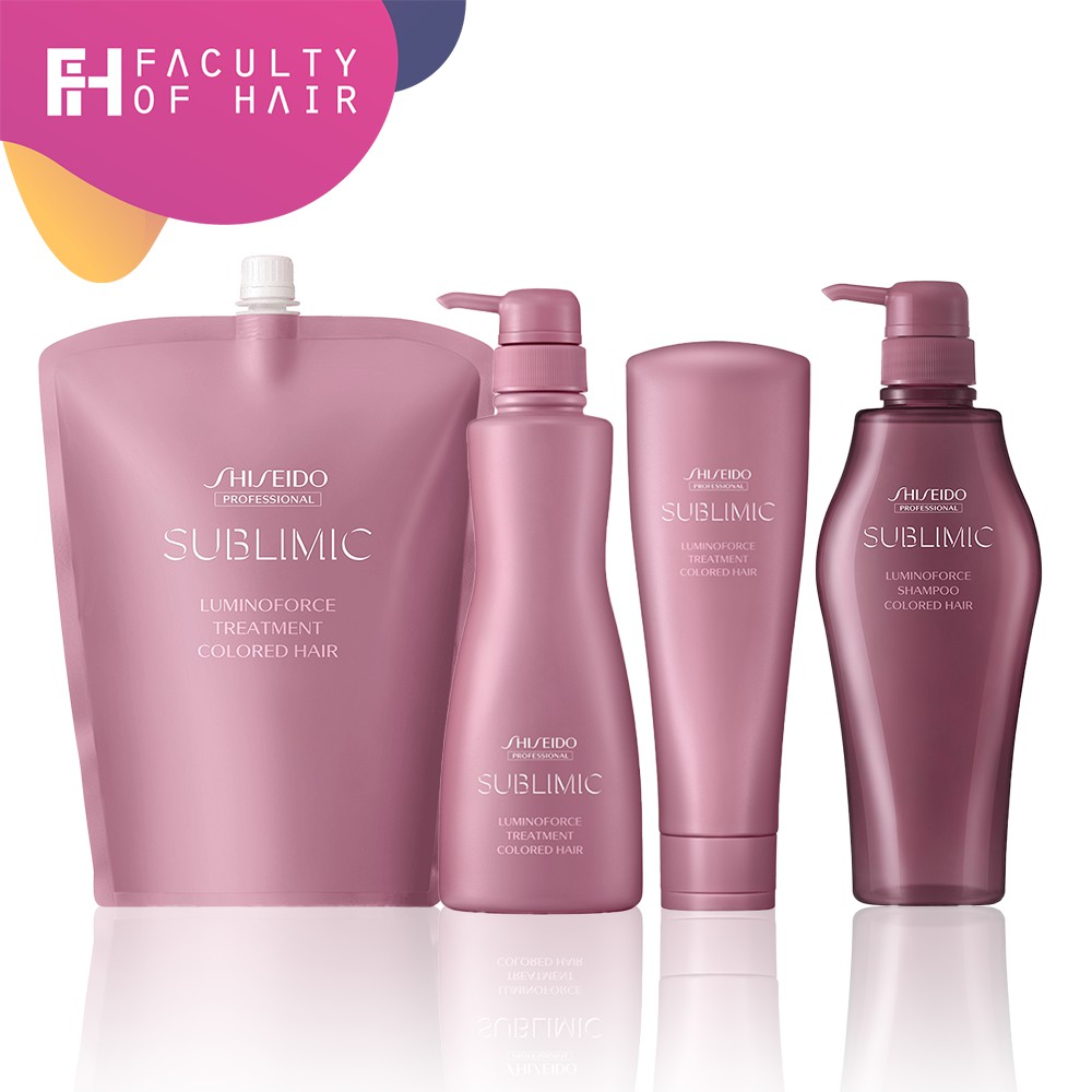 ALL Shiseido Professional Sublimic Shampoo - AquaIntensive/ Adenovital/ Fuente Forte ...